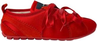 Simone Rocha Femme, Chaussures, Rouge, Taille: 39 EU Ballerina Grip Trainer