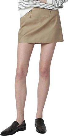 Dunst A-Linien-Minirock - - Skirts - Damen - Beige - M