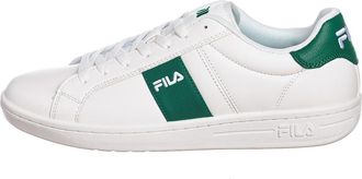 Fila Herren Crosscourt LINE Sneaker, White-Verdant Green, 44 EU Weit