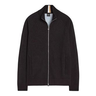 HUGO BOSS Homme, Pulls, Noir, Taille: S Idino Full Zip Cardigan