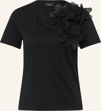 s.Oliver Black Label S.Oliver Black Label T-Shirt Mit Schmucksteinen schwarz