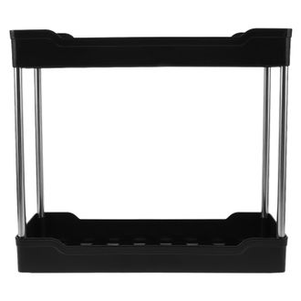 Cabilock 2stufe Mehrebenen-gew&uuml;rzregal f&uuml;r K&uuml;che und Bad Stehendes Organizer-Regal mit Viel Stauraum f&uuml;r Hautpflegeartikel K&uuml;chenutensilien und Pflanzen Einfac