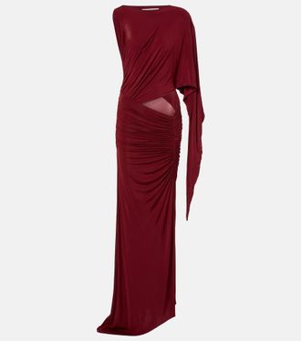 Alex Perry Asymmetrische Robe aus Jersey