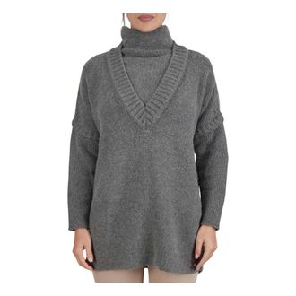 Kiton Femme, Pulls, Gris, Taille: 34 FR Pull Col Roul&eacute;