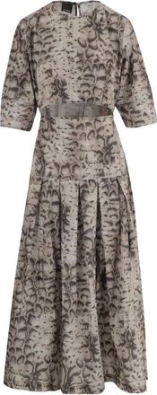 Pinko Pinko, Femme, Robes, Multicolore, Taille: 36 FR Robe Maxi &agrave; Volants