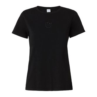 Pinko Rundhals-T-Shirt - - Tops - Damen - Schwarzk - S