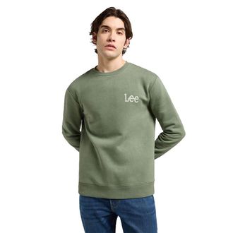Lee Mens Wobbly SWS Sweatshirt, Olive Stone, M