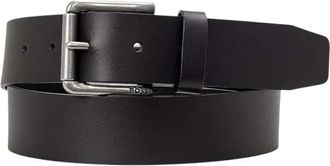 HUGO BOSS Joris Lederg&uuml;rtel - - Accessories - Herren - Schwarzk - 100 CM