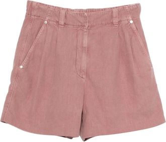 Brunello Cucinelli Garment-dyed Pleated Shorts