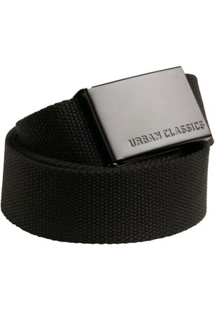 Urban Classics Canvas Belt - Unisex G&uuml;rtel aus robustem Polyester mit Metallkoppelschnalle, individuell k&uuml;rzbar & verstellbar, ideal f&uuml;r Jeans, Cargo & Streetwear Lo