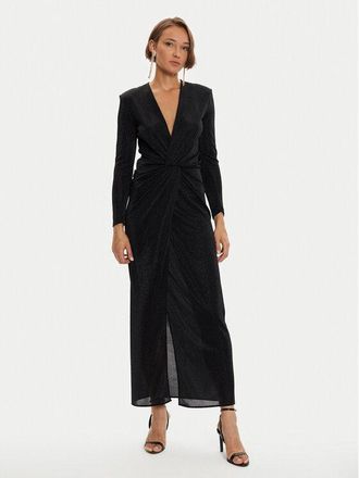 Simona Corsellini Abendkleid A24CEAB045 Schwarz Slim Fit