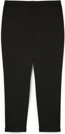 Fiorella Rubino Femme, Pantalons, Noir, Taille: 40 FR Joggers avec embellissements