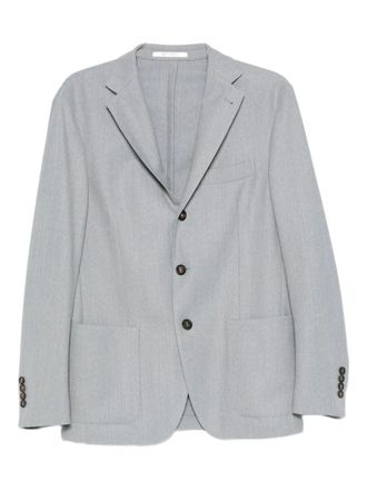 Eleventy blazer à simple boutonnage - Bleu