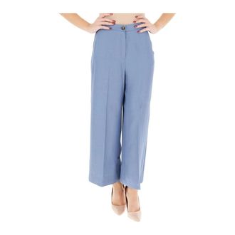 Emme Di Marella Emme DI Marella, Femme, Pantalons, Bleu, Taille: 38 FR Wide Pantalons