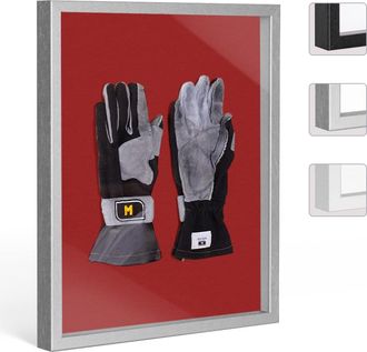 Bildershop-24 Objektrahmen Trikotrahmen Vario inkl. Bügel und Passepartout 50x60cm Mattsilber (lackiert)