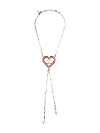 Chanel collier à pendentif coeur (2018) - Or