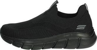 Skechers Homme Bobs B Flex-Frigid Edge Basket, Black Knit, 42 EU