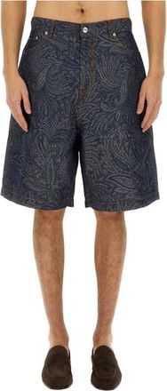 Etro Homme, Shorts, Bleu, Taille: W32 Shorts D&eacute;contract&eacute;s