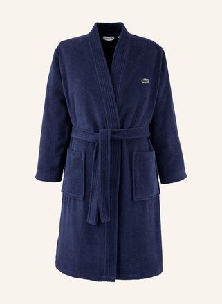 Lacoste Bademantel Llecroco blau