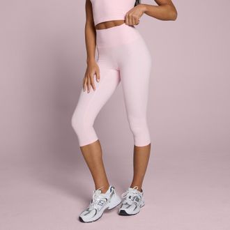 MyProtein Legging capri Tempo MP femme - Rose poudr&eacute; - S