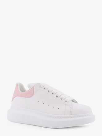 Alexander McQueen Womens Oversize Leather Sneakers White Trainers