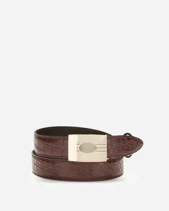 Brunello Cucinelli Alligator Belt Male 95