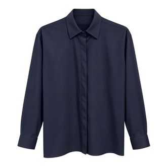 Mars&eacute;m Marsem - chemise en nylon - Femme - Blouses et Chemises - Bleu - Taille: 38 FR