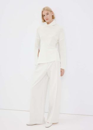 Mango Strickpullover mit Rollkragen cremewei&szlig; - Damen - XS - MANGO