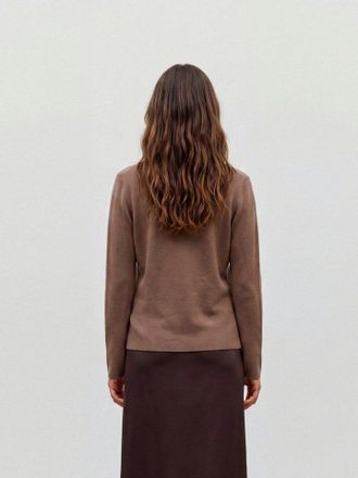 Vero Moda Strickjacke VMMILLE LS V-NECK CARDIGAN NOOS Materialmix mit Wolle