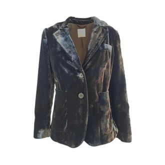 Kiltie Blazer Lin - Femme - Vestes - Brun - Taille: 36 FR