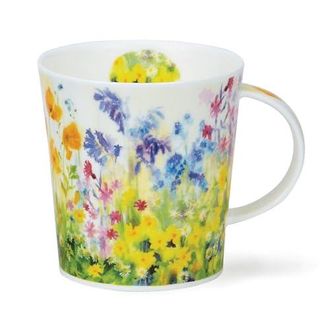 Dunoon Mug en forme de Lomond 0,32 l Cottage Garden (jaune)