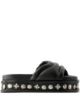 Toga Archives chaussons à détails de clous - Noir