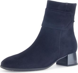 Gabor Damen Ankle Boots, Frauen Stiefeletten,Best Fitting,uebergangsschuhe,uebergangsstiefel,knöchelhoch,reißverschluss,Atlantik,38.5 EU / 5.5 UK