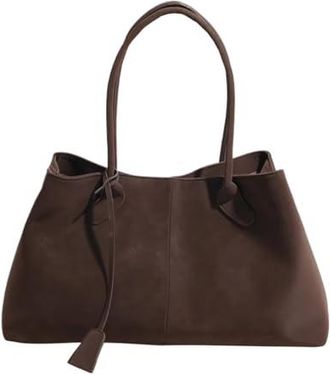 Generic Sac fourre-tout d&eacute;contract&eacute; et polyvalent, sac &agrave; main de couleur unie Compatible for les femmes(G)