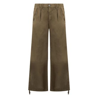 Herno Weite Baumwollhose - - Trousers - Herren - Braun - M