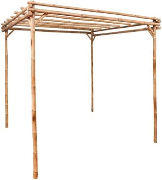 Les Tendances Les Tendances - Pergola Bambou 170x170x220 cm - The Living Store - Brun