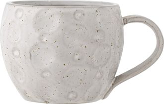 Bloomingville CREATIVE COLLECTION Maian Becher, Tasse, Weiá, Steingut, T9,5xH7,5 cm, 360 ml
