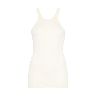 Sportmax Femme, Tops, Jaune, Taille: 40 FR D&eacute;bardeur en Coton et Soie