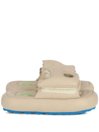 Off-white sandales Meteor à design matelassé - Tons neutres