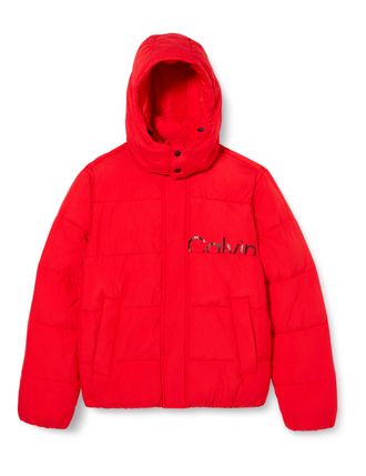 Calvin Klein Jeans Herren ESSENTIALS NON DOWN LOGO JACKET Gepolsterte Jacken, Candy Apple