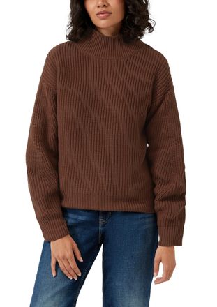 s.Oliver Grobstrickpullover mit Stehkragen