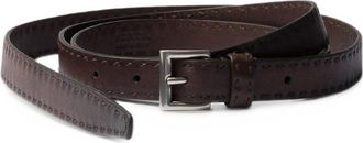 Prada Antiqued Leather Belt