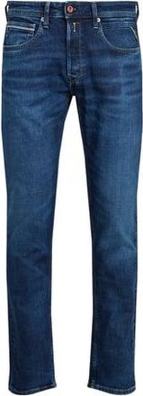 Replay Jean droit en coton m&eacute;lang&eacute;