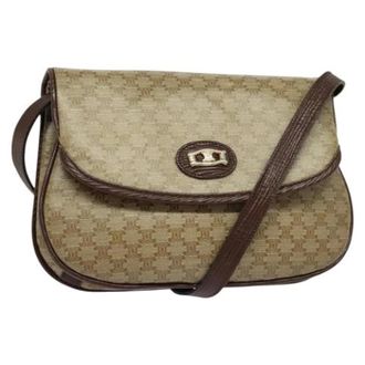 Celine Sac bandouli&egrave;re vintage en toile Pre-owned - Femme - Pre-owned - Beige - Taille: ONE Size