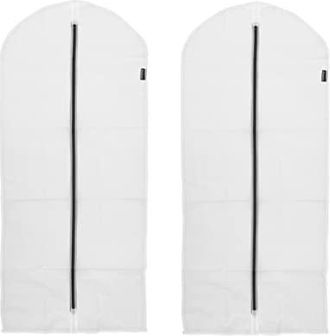 Brabantia Kleiderschutzhüllen L - Kleiderschutztasche - Transparenter Hängesack - Kleiderschrank Aufbewahrung - Kleiderständer Organisator - für Mäntel & Kleide