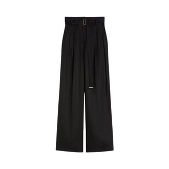 Max Mara Damen, Hosen, Schwarzk, SGr&ouml;&szlig;e
