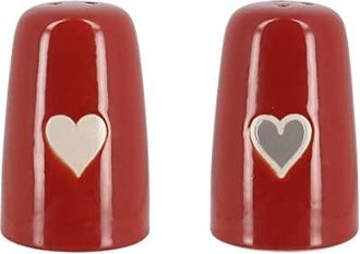 Reception Salz- und Pfefferstreuer, EDELweiß, Rot