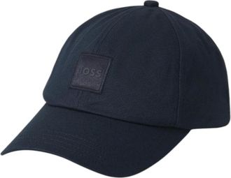 HUGO BOSS Homme, Accessoires, Bleu, Taille: ONE Size Casquette de baseball en coton avec logo