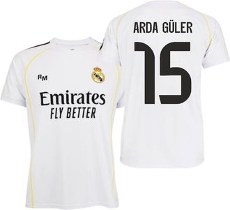 Generico R.Madrid Trikot 2025/26 Offizielle Replik - Herrenteam - ARDA G&Uuml;LER - Erstes Trikot - Unisex, Wei&szlig;, S