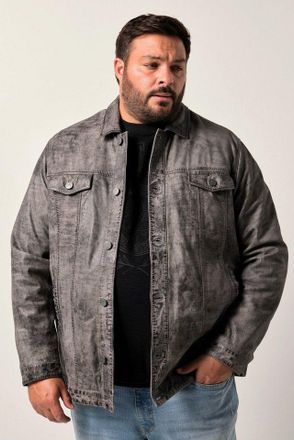 Men Plus Lederjacke Lederjacke Leder bestes Rindsleder